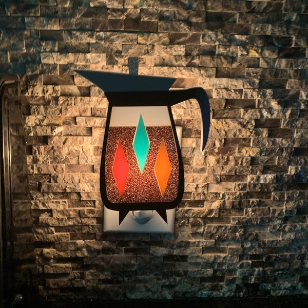 Mid Century Modern "starlite" Night Light | Retro Decor | Atomic Era ...