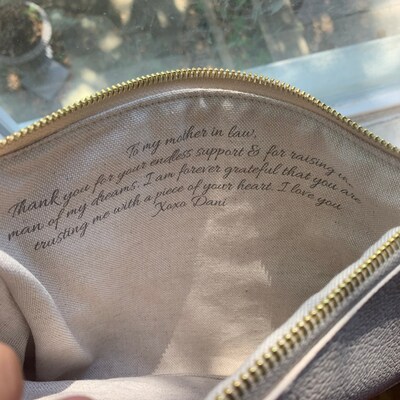 Personalized Wristlet With a Custom Message Handwritten Text - Etsy