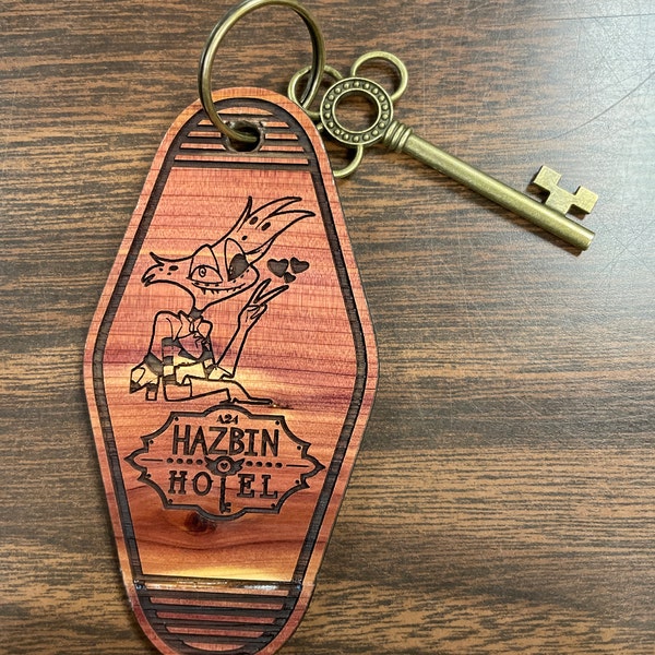 Vintage Style Hazbin Hotel Keychains - Etsy