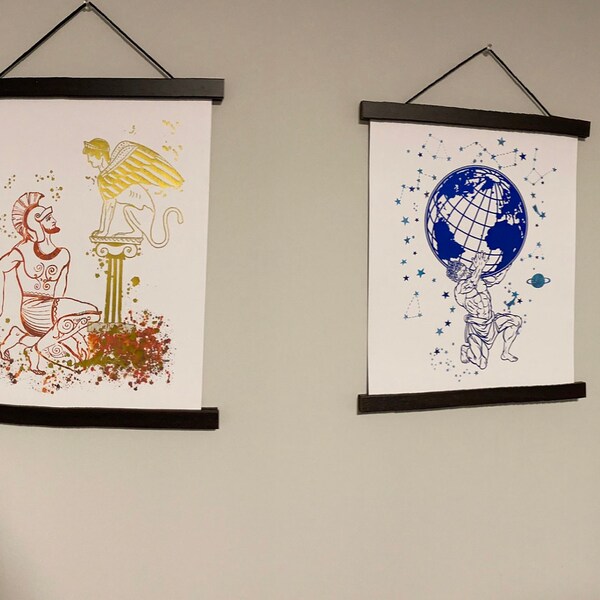 Atlas Greek Mythology Titan Atlas Classical Art Ancient Greek Myth ...