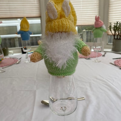 PDF Knitting Pattern Easter Bunny Gonk Gnome Toy Ornament Chocolate ...