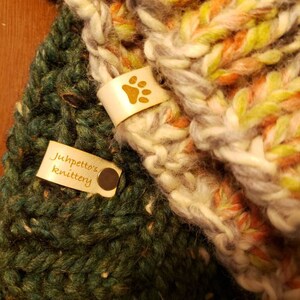 Custom Branding Labels for Knitted Items Sew on Tags for | Etsy