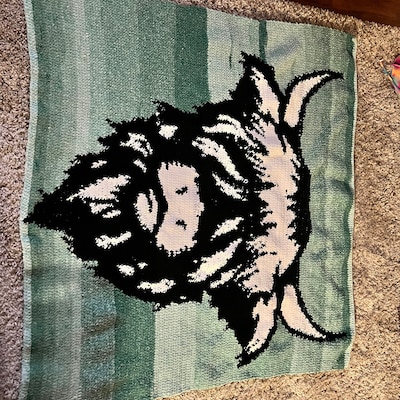 Highland Cow Single Crochet or C2C Graph Highland Cow Crochet Graph PDF ...