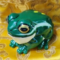 Alien Tree Frog Friend Starlight Pink Hand Painted Resin Frog Figurine ...