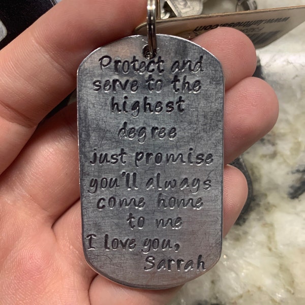 Fireman Protect and Serve Key Chain, Personalized Fire Fighter Gift - Etsy