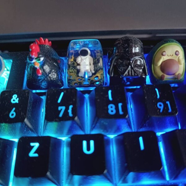 Red Koi Keycap, Koi Fish for Cherry Mx Keycap, Custom Keycap, Artisan ...