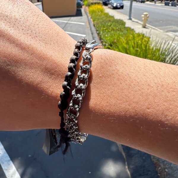 Ch Gothic Style Y2k .925 Silver Diamond Cross Necklace Chrome Chain ...