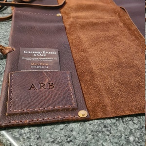 THE SECRET STASH Leather Key Ring Fob With Secret Money | Etsy