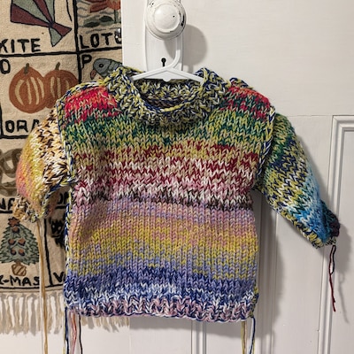 Hand Knitting Pattern the Atlas Jumper - Etsy