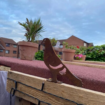 10 Rusty BAR Sign Classic Font Letters Metal Word Rustic Vintage Garden ...