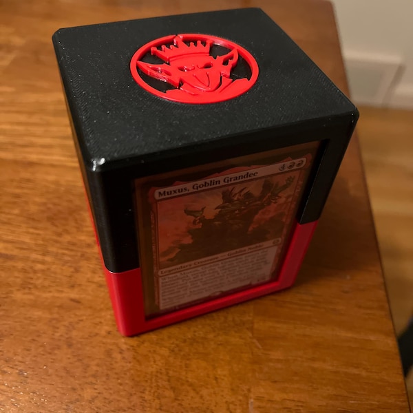 MTG EDH Commander Deck Box W/ Toploader Slot for Stanley Tool Box ...