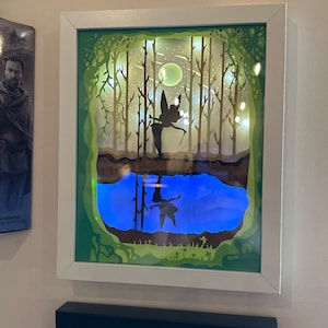 Star Wars Ahsoka Tano Inspired 3D Lighted Shadow Box - Etsy