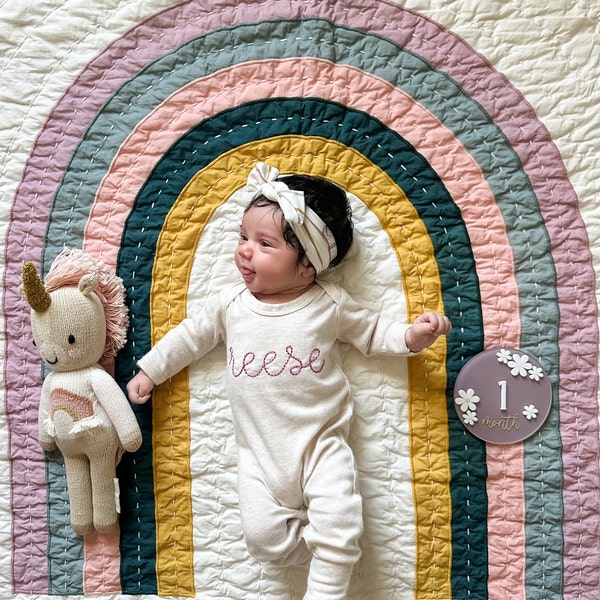 Acrylic Baby Milestone Marker, Baby Milestone Discs, Interchangeable ...