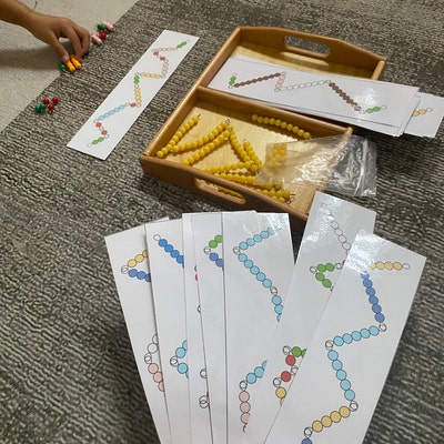 Knobless Cylinder Pattern Cards Set B PDF /montessori Sensorial ...