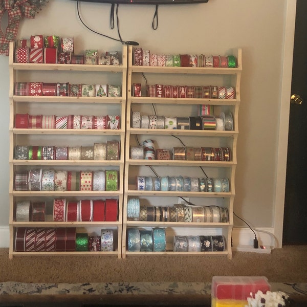 Ribbon Rack 7 Shelf - Etsy