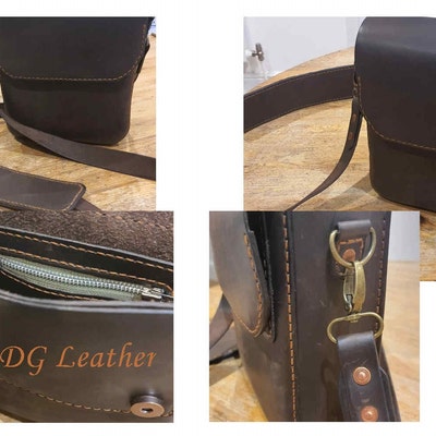 Leather Messenger Bag PDF Pattern Man Messenger Bag Woman Messenger Bag Shoulder Messenger Bag ...