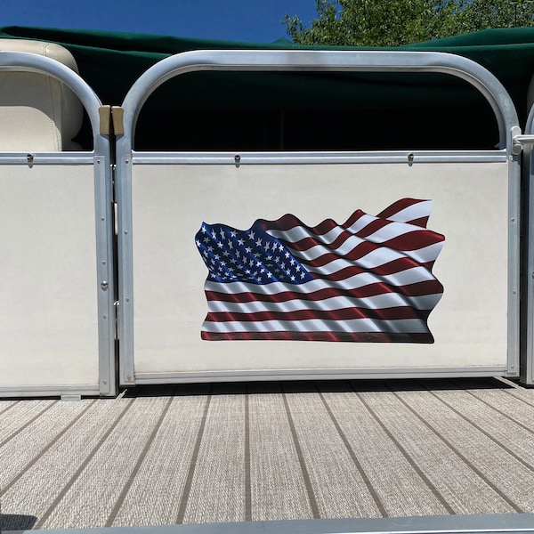 American Flag Camper RV Motor Home Mural Vinyl Graphic Decal Sticker - Etsy