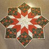 Quilted Table Topper Pattern - Dresden Plate Table Topper - PDF Instant ...