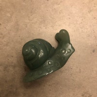 2inch Hand Carved Qcrystal Snail Figurine,quartz Crystal,crystal Animal ...