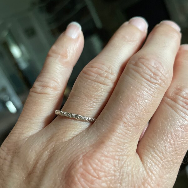 Sterling Silver Ring, 1.2, 1.5 Mm or 2 Mm Diameter, Round Wire Ring - Etsy