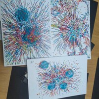 Synapse Receptor Watercolor Print Science Poster Neurology Art ...