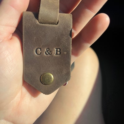Man Accessory Leather Keychain With Photo, Personalized Gifts for Him ...