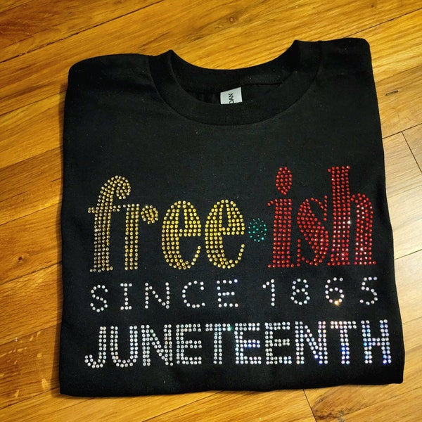 Free-ish Since 1865 Juneteeth Rhinestone Ss10 Template (SVG) - Etsy