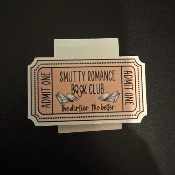 Valentine Bookshop Sticker, Bookish Merch & Accessories, Smutty Spicy ...