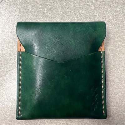 Minimalist Wallet Hand Made in Japan With Shonan Leather Natural - Etsy