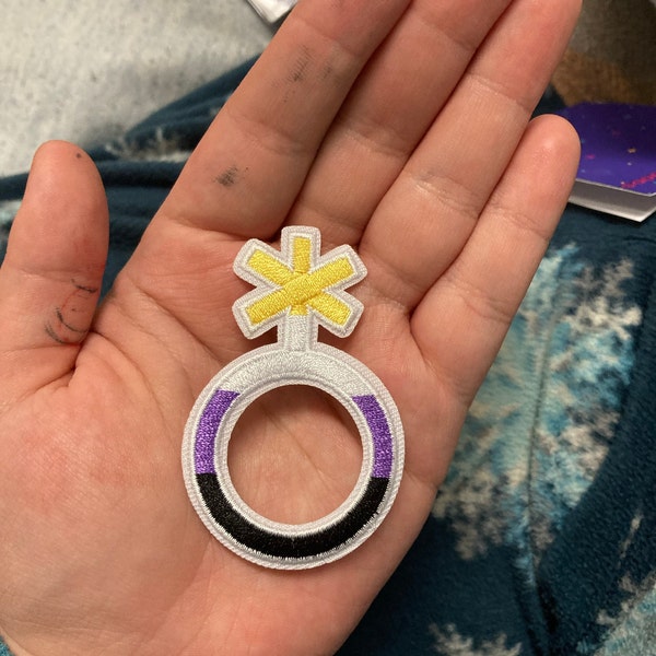 Transgender Patch Trans Symbol Iron on Patch LGBTQA+ Trans Man Trans ...