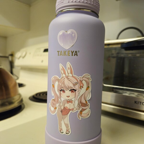 Ellen Joe Chibi Water Resistant Vinyl Sticker Button Bundle Anime Girl ...