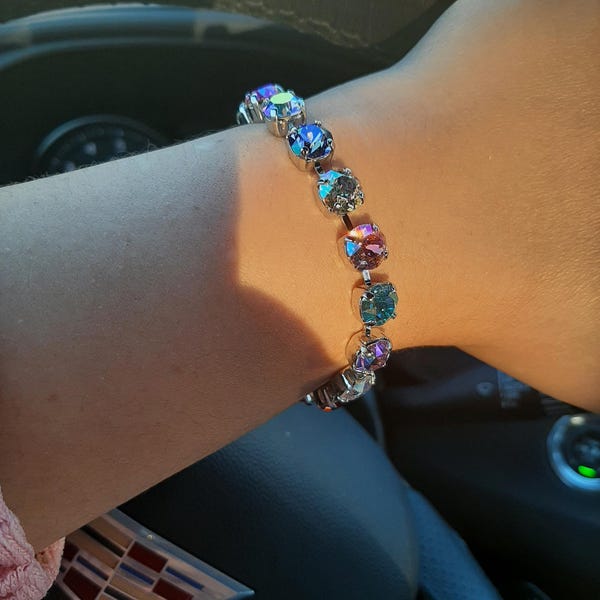 Romancing Mister Bridgerton 8mm Crystal Bracelet. Genuine Austrian ...