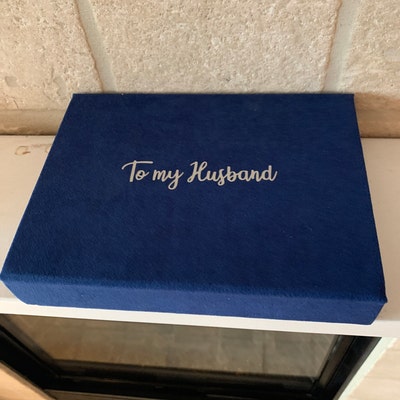 Suede Print Box Photo Storage. Personalised Box Photography - Etsy