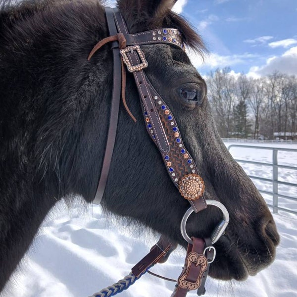 Yacht Rope Sport Mecate Reins W Poppers! Use With Slobber Straps ...