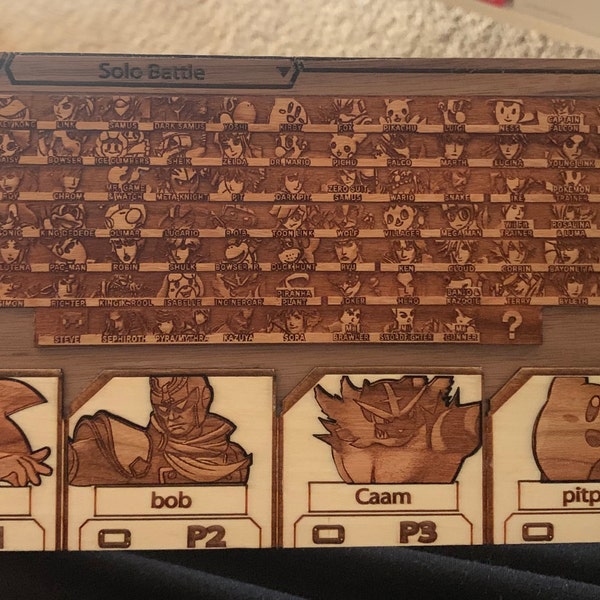 Custom Super Smash Bros Ultimate Screen - Etsy
