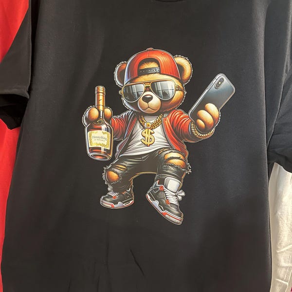 Graffiti Hip Hop Nurse Teddy Bear, Trendy Teddy Bear, Digital Download ...