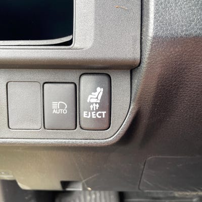 Eject Button Decal, Car Decal, Eject Passenger Button, Blank Button ...