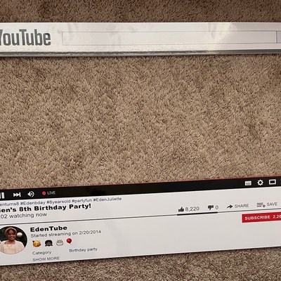 Youtube Photo Booth Props INSTANT DOWNLOAD - Etsy