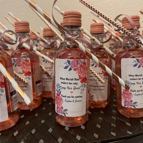 Baby Shower Stickers - Custom Baby Shower Labels, Party Labels, Bottle ...