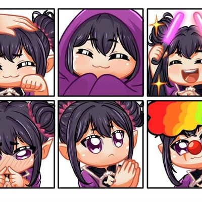 Custom Twitch Emotes, Animated Emotes, Vtuber Emotes, Kick Emotes, Sub ...