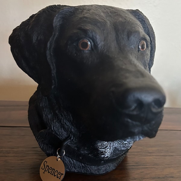 Black Lab Memorial Urn - Etsy