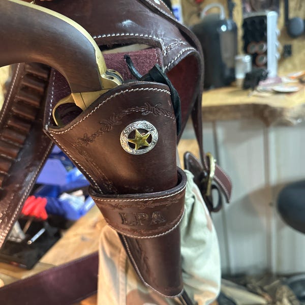 Western Style Laptop Bag and Messenger Bag Hand Carving Full Grain ...