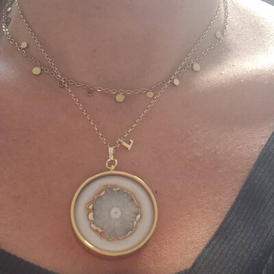 Extremely Powerful 5G EMF Orgonite Protection Necklace, Solar Quartz ...