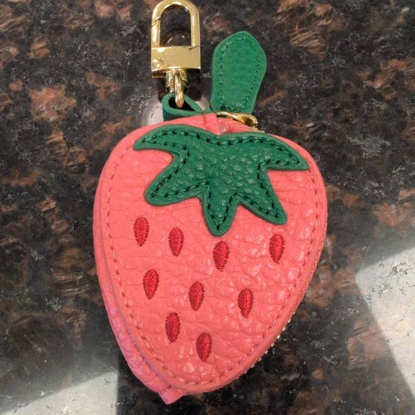 Strawberry Coin Purse Keychain - Coin Purse - Strawberry Accessories ...