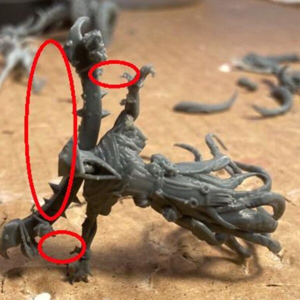 Multi-armed Demon | Premium 3D Printed Tabletop Miniatures 28mm 32mm to ...