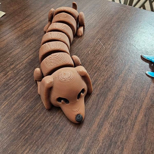 Dachshund 3D Printed Articulated Figure: Weiner Dog Model, Sausage Dog ...