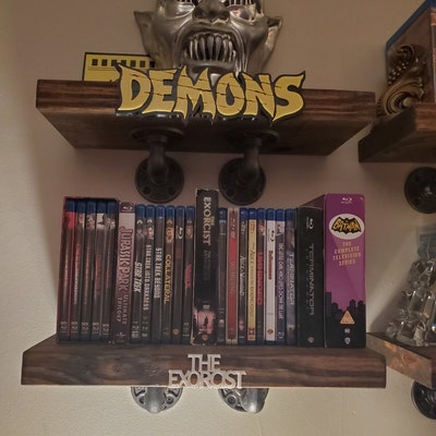 The Exorcist Movie Shelf Display Scary Horror Film Logo Sign, Glow ...