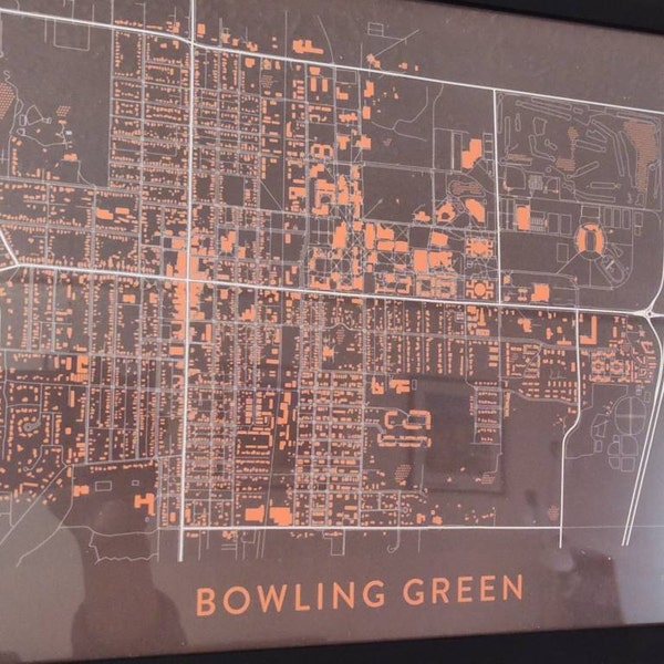 STATE COLLEGE PENNSYLVANIA Map Print / College Town Map Gifts - Etsy