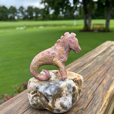 Magic Manny Mushroom, Altar Totem, Tiny Garden Art, Unique Spirit Guide ...