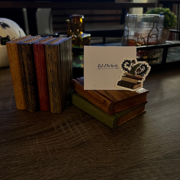 Book Coasters- Wooden- Bookish Gift- Bookish Decor- Handmade- Cute ...